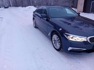 Black BMW 530 2018 in Kaunas, with an engine capacity of 2.00 L and mileage of 76 thousand km for 24500 €, photo  on AUTOMOTO.COM.LV