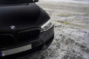 Black BMW 530 2018 in Vilnius, with an engine capacity of 2.00 L and mileage of 115 thousand km for 21900 €, photo 10 on AUTOMOTO.COM.LV