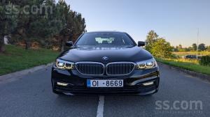 Black BMW 530 2018 in Ogre, with an engine capacity of 2.00 L and mileage of 83 thousand km for 24500 €, photo 4 on AUTOMOTO.COM.LV