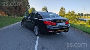 Black BMW 530 2018 in Ogre, with an engine capacity of 2.00 L and mileage of 83 thousand km for 24500 €, photo 8 on AUTOMOTO.COM.LV