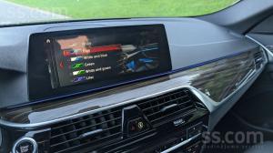 Black BMW 530 2018 in Ogre, with an engine capacity of 2.00 L and mileage of 83 thousand km for 24500 €, photo 29 on AUTOMOTO.COM.LV