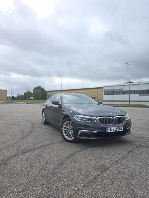 Black BMW 530 2018 in Kaunas, with an engine capacity of 2.00 L and mileage of 77 thousand km for 20300 €, photo  on AUTOMOTO.COM.LV