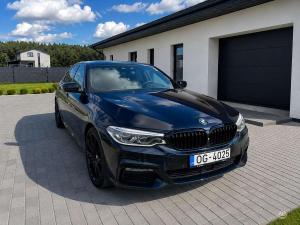 Black BMW 530 2018 in Riga, with an engine capacity of 2.00 L and mileage of 223 thousand km for 27900 €, photo  on AUTOMOTO.COM.LV