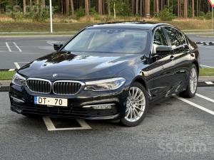 Black BMW 530 2018 in Riga, with an engine capacity of 3.00 L and mileage of 165 thousand km for 19990 €, photo  on AUTOMOTO.COM.LV