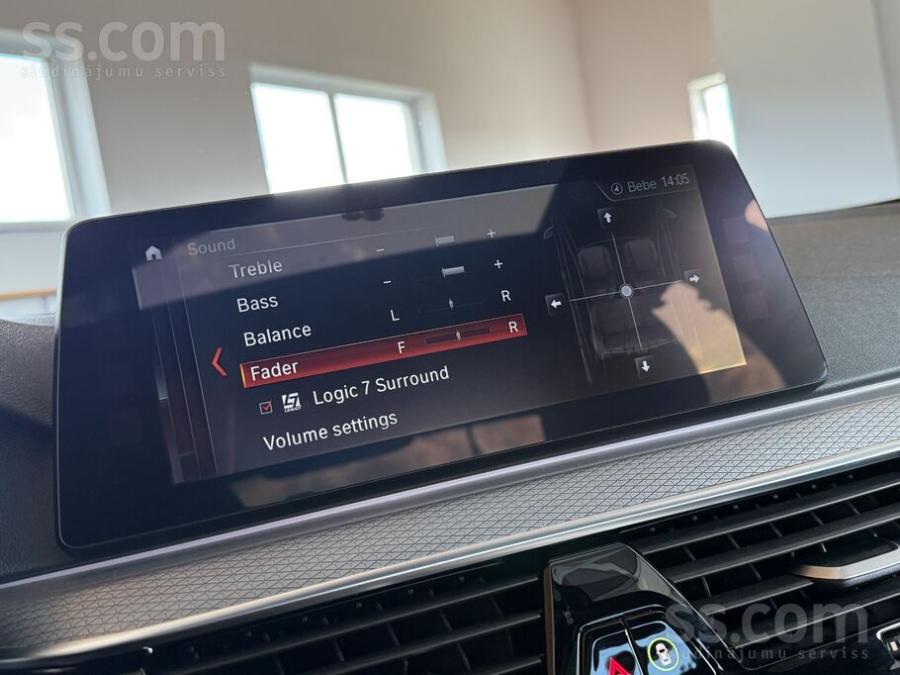 Black BMW 530 2018 in Tukums, with an engine capacity of 2.00 L and mileage of 200 thousand km for 22499 €, photo 23 on AUTOMOTO.COM.LV