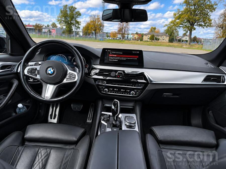 Melns BMW 530 2018 Valmiera, ar dzinēja tilpumu 3.00 L un nobraukumu 305 tūkst. km par 23500 €, foto 12 vietnē AUTOMOTO.COM.LV