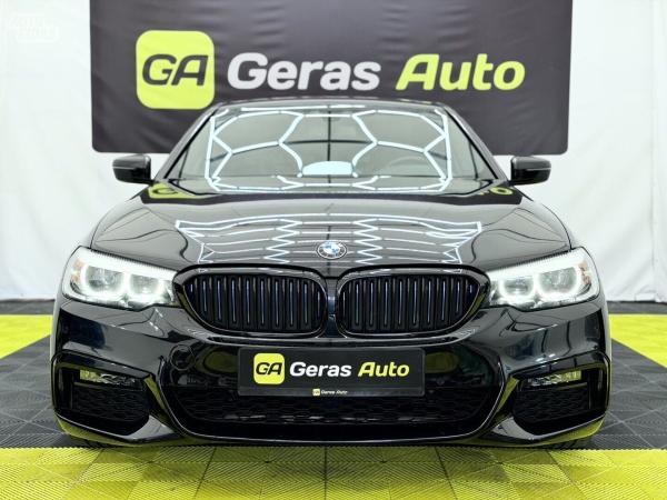 Black BMW 530 2019 in Avizieniai, with an engine capacity of 2.00 L and mileage of 123 thousand km for 22190 €, photo 2 on AUTOMOTO.COM.LV
