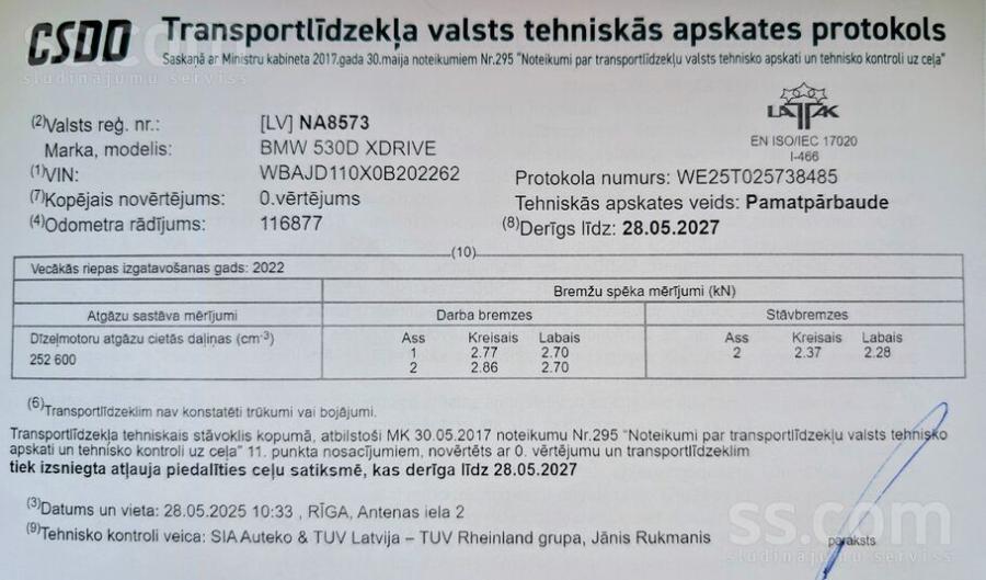 Черный БМВ 530 2019 в Рига, объемом двигателя 3.00 л и пробегом 129 тыс. км за 25000 €, фото 14 на AUTOMOTO.COM.LV