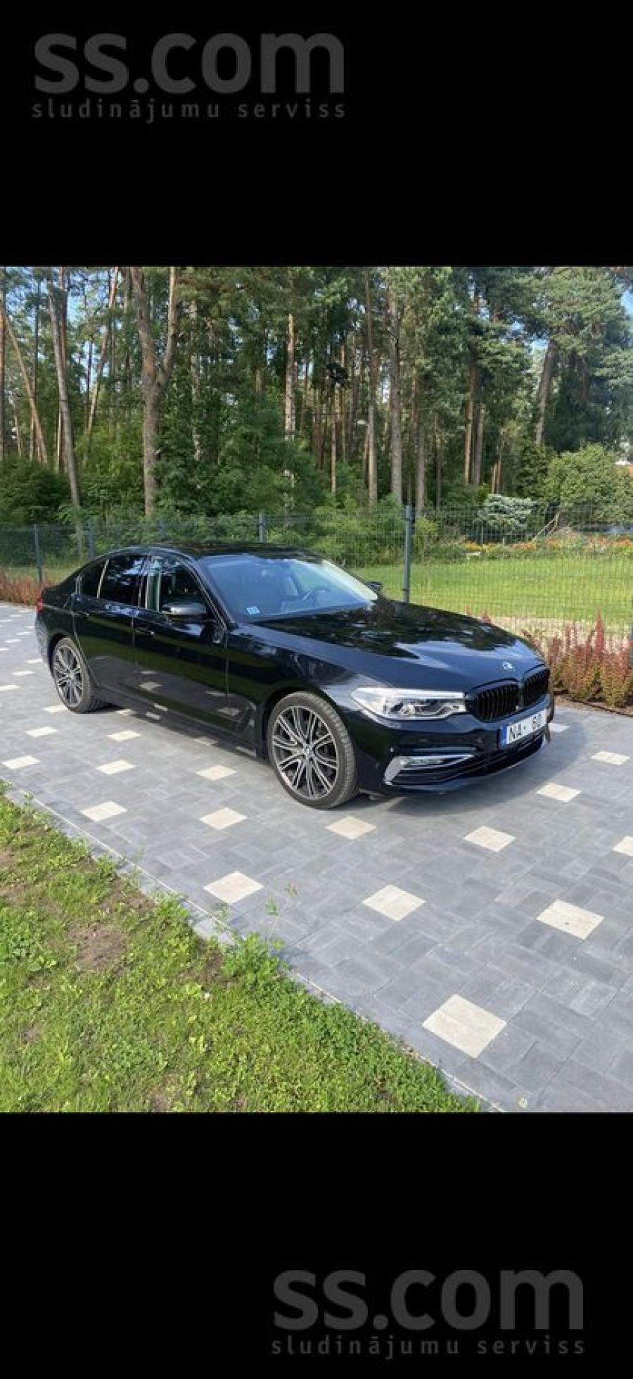 Melns BMW 530 2019 Jūrmala, ar dzinēja tilpumu 3.00 L un nobraukumu 91 tūkst. km par 25500 €, foto 1 vietnē AUTOMOTO.COM.LV