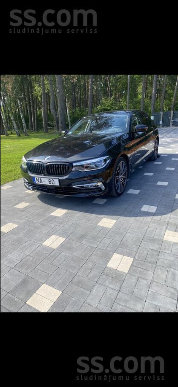 Black BMW 530 2019 in Jurmala, with an engine capacity of 3.00 L and mileage of 91 thousand km for 25500 €, photo 3 on AUTOMOTO.COM.LV