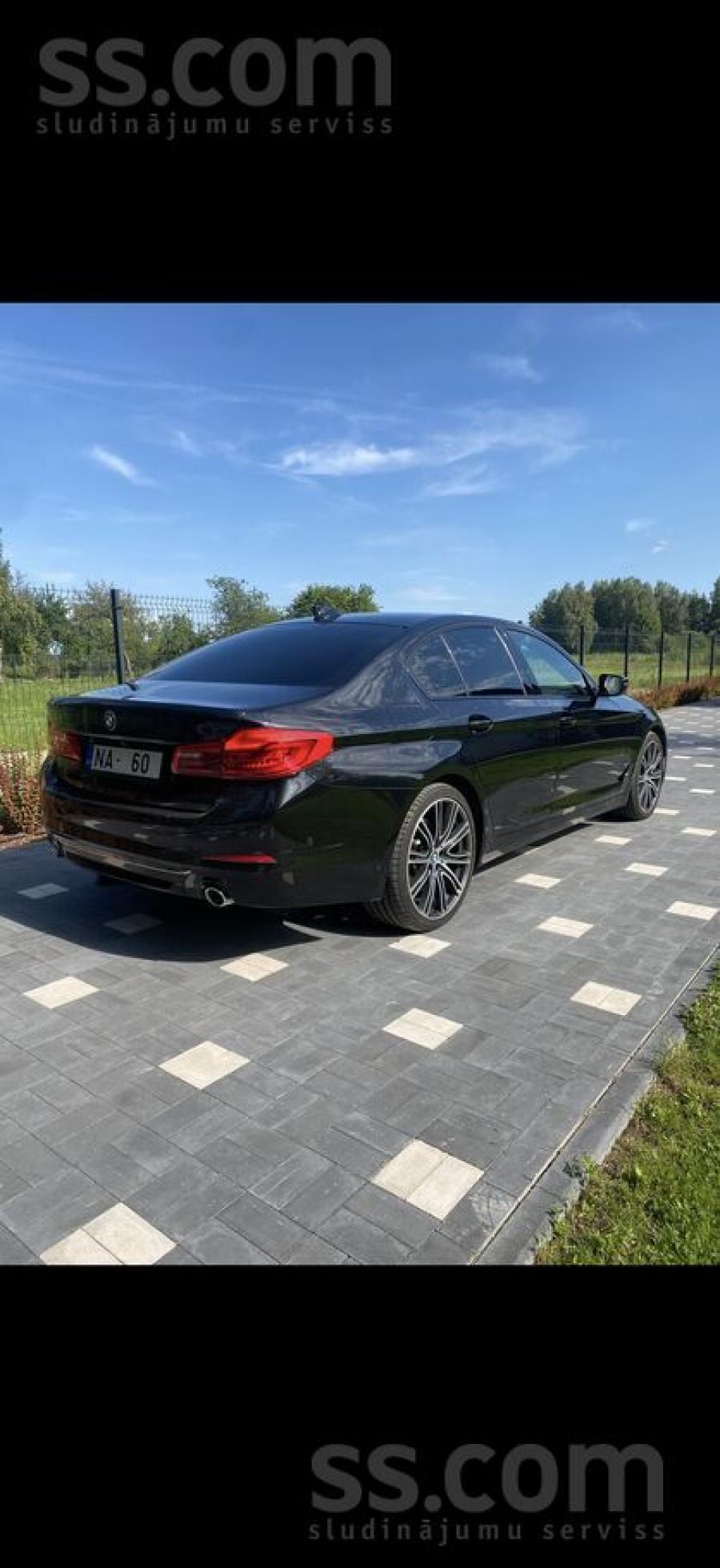 Melns BMW 530 2019 Jūrmala, ar dzinēja tilpumu 3.00 L un nobraukumu 91 tūkst. km par 25500 €, foto 5 vietnē AUTOMOTO.COM.LV
