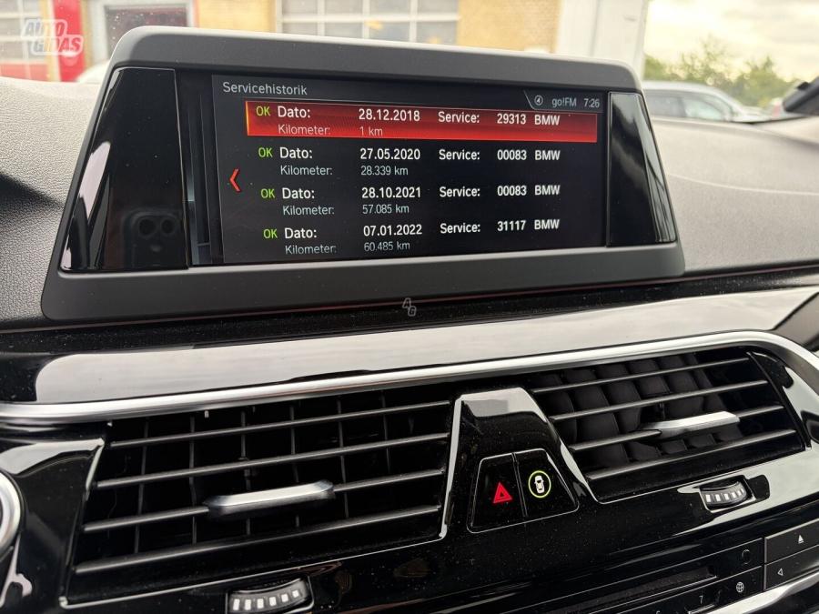 Melns BMW 530 2019 Viļņa, ar dzinēja tilpumu 2.00 L un nobraukumu 210 tūkst. km par 18900 €, foto 12 vietnē AUTOMOTO.COM.LV