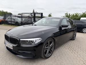 Black BMW 530 2019 in Vilnius, with an engine capacity of 2.00 L and mileage of 210 thousand km for 18900 €, photo  on AUTOMOTO.COM.LV