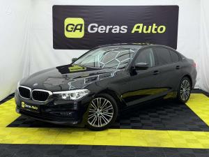 Melns BMW 530 2019 Viļņa, ar dzinēja tilpumu 2.00 L un nobraukumu 155 tūkst. km par 19999 €, foto  vietnē AUTOMOTO.COM.LV