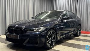 Black BMW 530 2021 in Marupe, with an engine capacity of 2.00 L and mileage of 202 thousand km for 29990 €, photo  on AUTOMOTO.COM.LV