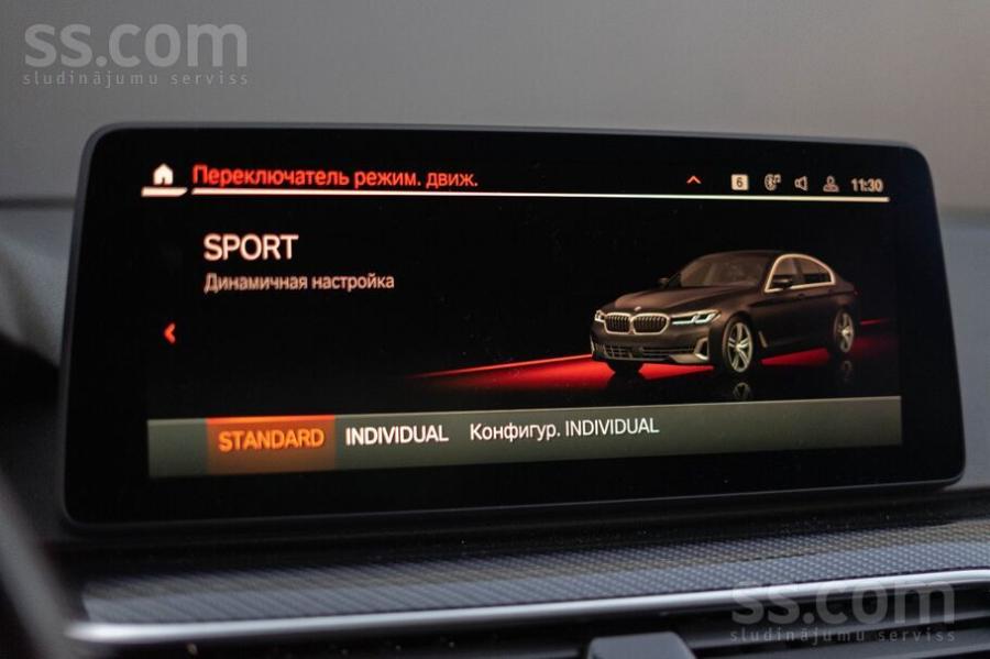 Melns BMW 530 2021 Rīga, ar dzinēja tilpumu 3.00 L un nobraukumu 170 tūkst. km par 28550 €, foto 32 vietnē AUTOMOTO.COM.LV