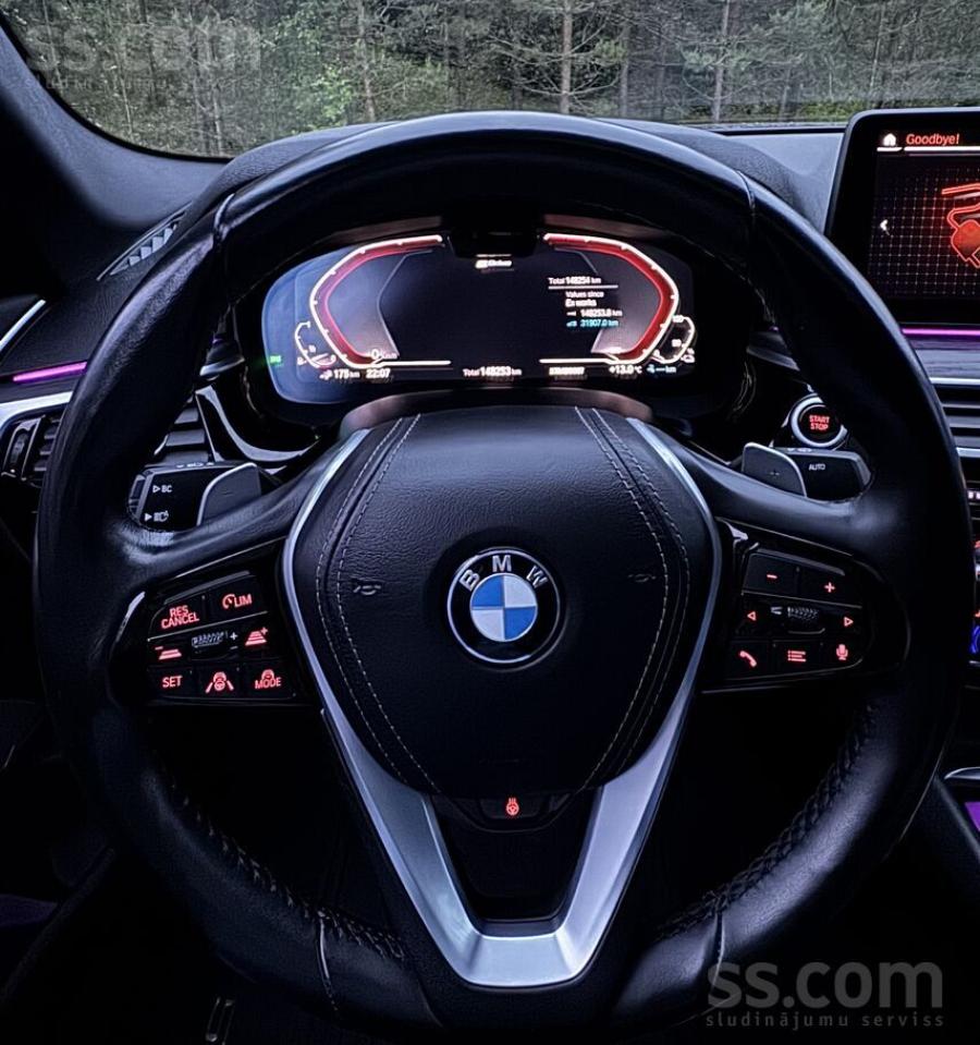 Melns BMW 530 2021 Madona, ar dzinēja tilpumu 2.00 L un nobraukumu 148 tūkst. km par 29900 €, foto 12 vietnē AUTOMOTO.COM.LV
