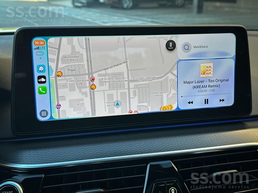 Melns BMW 530 2021 Rīga, ar dzinēja tilpumu 3.00 L un nobraukumu 99 tūkst. km par 40555 €, foto 22 vietnē AUTOMOTO.COM.LV
