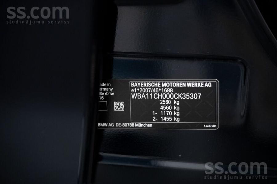 Melns BMW 530 2022 Rīga, ar dzinēja tilpumu 2.00 L un nobraukumu 87 tūkst. km par 37500 €, foto 9 vietnē AUTOMOTO.COM.LV