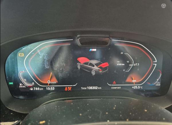Melns BMW 530 2023 Klaipėda, ar dzinēja tilpumu 2.99 L un nobraukumu 108 tūkst. km par 13000 €, foto 7 vietnē AUTOMOTO.COM.LV