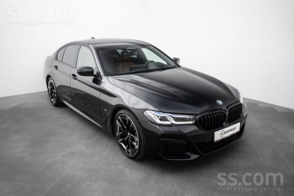 Black BMW 530 2023 in Tallinn, with an engine capacity of 3.00 L and mileage of 184 thousand km for 36499 €, photo 6 on AUTOMOTO.COM.LV