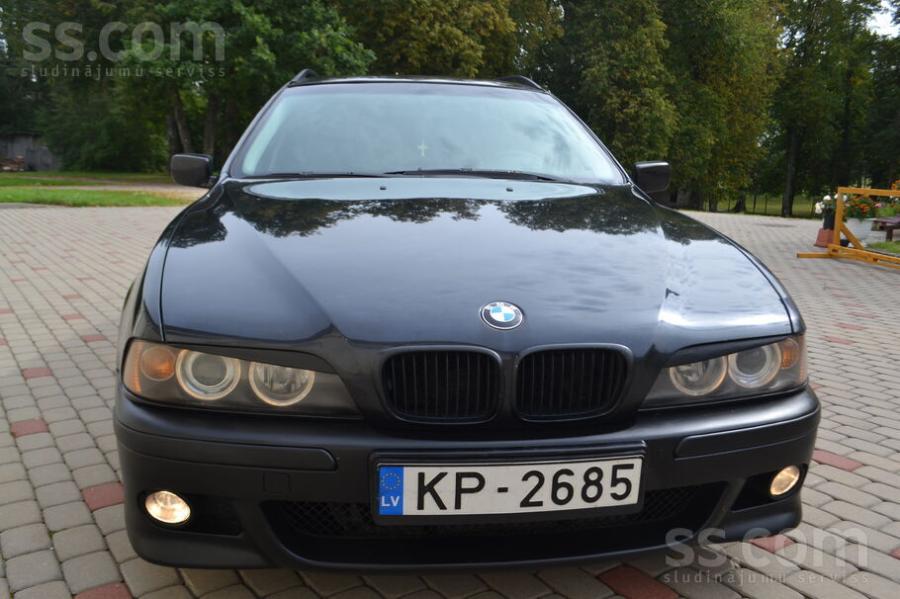 Black BMW 530 2000 in Aizkraukle, with an engine capacity of 3.00 L and mileage of 392 thousand km for 1300 €, photo 4 on AUTOMOTO.COM.LV