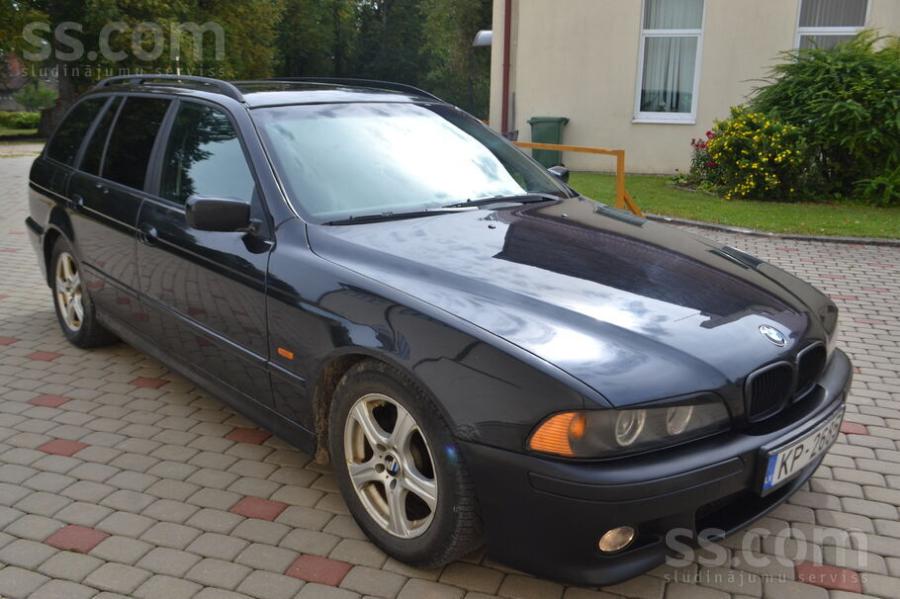 Black BMW 530 2000 in Aizkraukle, with an engine capacity of 3.00 L and mileage of 392 thousand km for 1300 €, photo 5 on AUTOMOTO.COM.LV