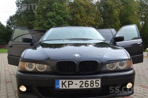 Black BMW 530 2000 in Aizkraukle, with an engine capacity of 3.00 L and mileage of 392 thousand km for 1300 €, photo 12 on AUTOMOTO.COM.LV