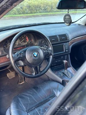 Black BMW 530 2003 in Rezekne, with an engine capacity of 3.00 L and mileage of 352 thousand km for 2680 €, photo 9 on AUTOMOTO.COM.LV
