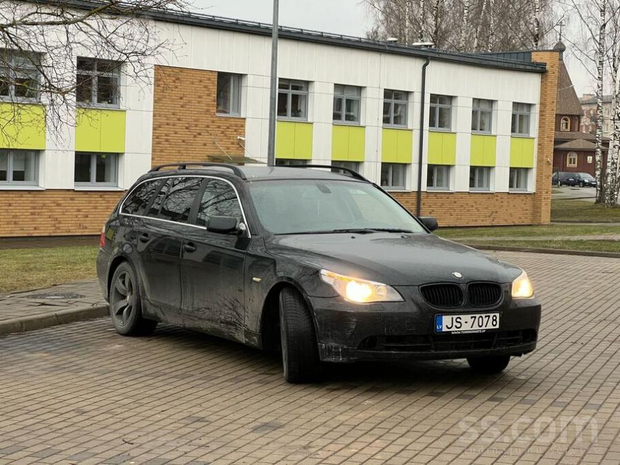 Black BMW 530 2004 in Rezekne, with an engine capacity of 3.00 L and mileage of 420 thousand km for 2100 €, photo 2 on AUTOMOTO.COM.LV