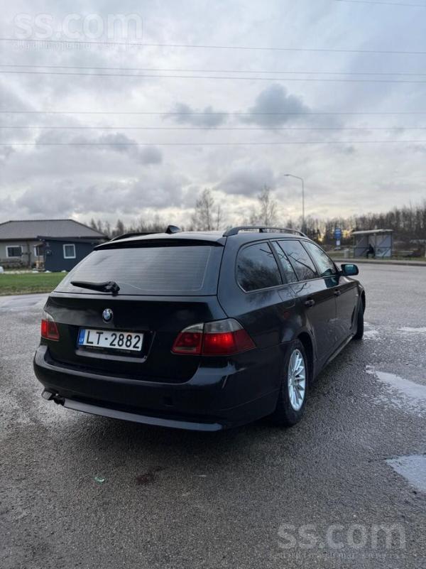 Black BMW 530 2004 in Riga, with an engine capacity of 3.00 L and mileage of 406 thousand km for 2900 €, photo 6 on AUTOMOTO.COM.LV