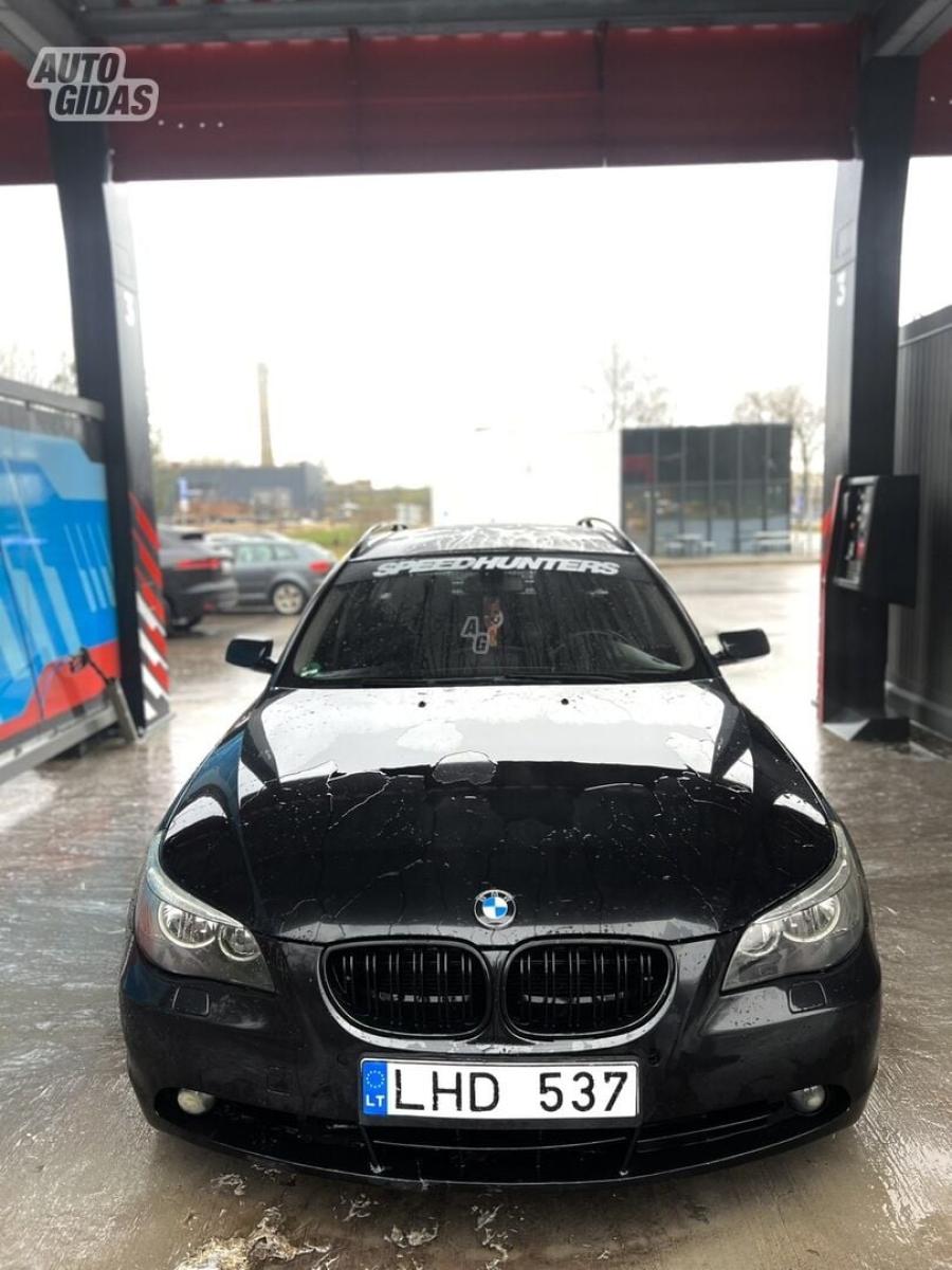 Black BMW 530 2004 in Anyksciai, with an engine capacity of 3.00 L and mileage of 344 thousand km for 2000 €, photo 1 on AUTOMOTO.COM.LV
