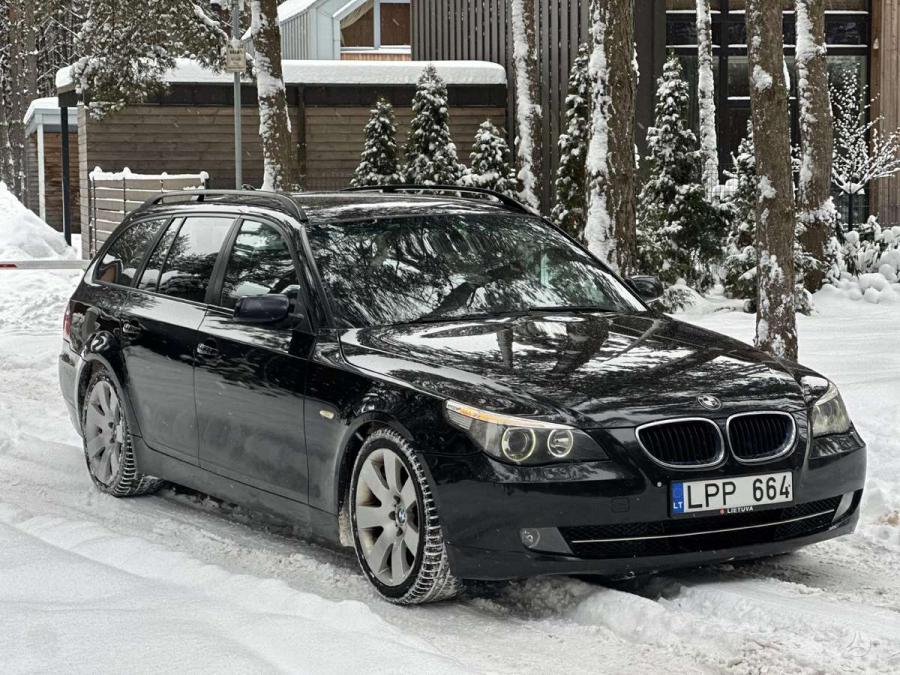 Black BMW 530 2004 in Vilnius, with an engine capacity of 2.99 L and mileage of 395 thousand km for 2950 €, photo 3 on AUTOMOTO.COM.LV