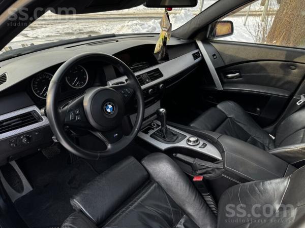 Black BMW 530 2004 in Liepaja, with an engine capacity of 3.00 L and mileage of 420 thousand km for 4200 €, photo 8 on AUTOMOTO.COM.LV