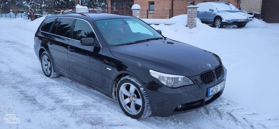 Black BMW 530 2004 in Klaipeda, with an engine capacity of 3.00 L and mileage of 391 thousand km for 2750 €, photo 4 on AUTOMOTO.COM.LV
