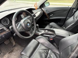 Melns BMW 530 2004 Klaipėda, ar dzinēja tilpumu 3.00 L un nobraukumu 500 tūkst. km par 2250 €, foto 10 vietnē AUTOMOTO.COM.LV