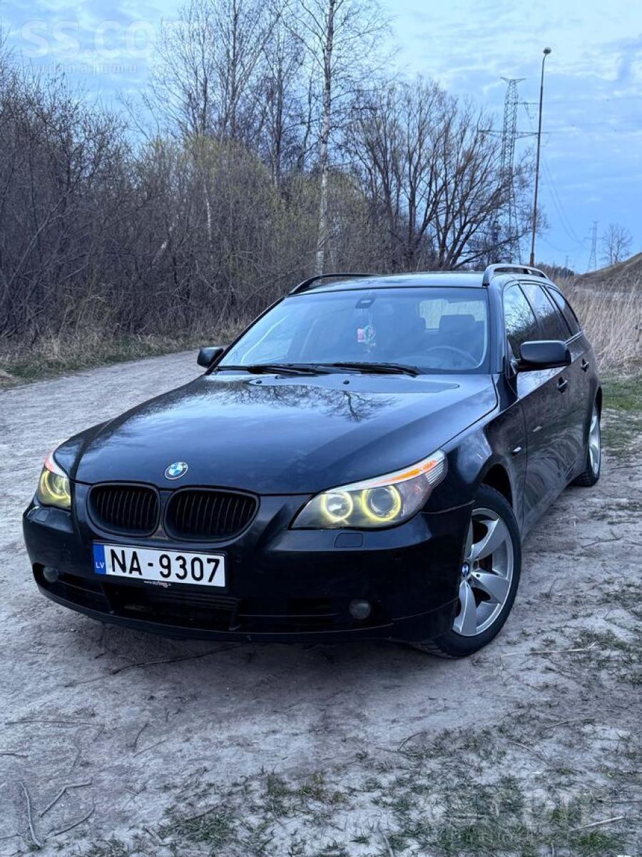 Black BMW 530 2004 in Jurmala, with an engine capacity of 3.00 L and mileage of 485 thousand km for 3300 €, photo 1 on AUTOMOTO.COM.LV
