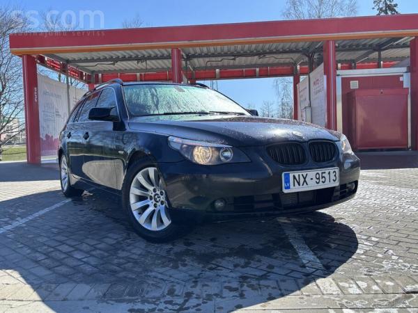 Черный БМВ 530 2004 в Елгава, объемом двигателя 3.00 л и пробегом 296 тыс. км за 2890 €, фото 1 на AUTOMOTO.COM.LV