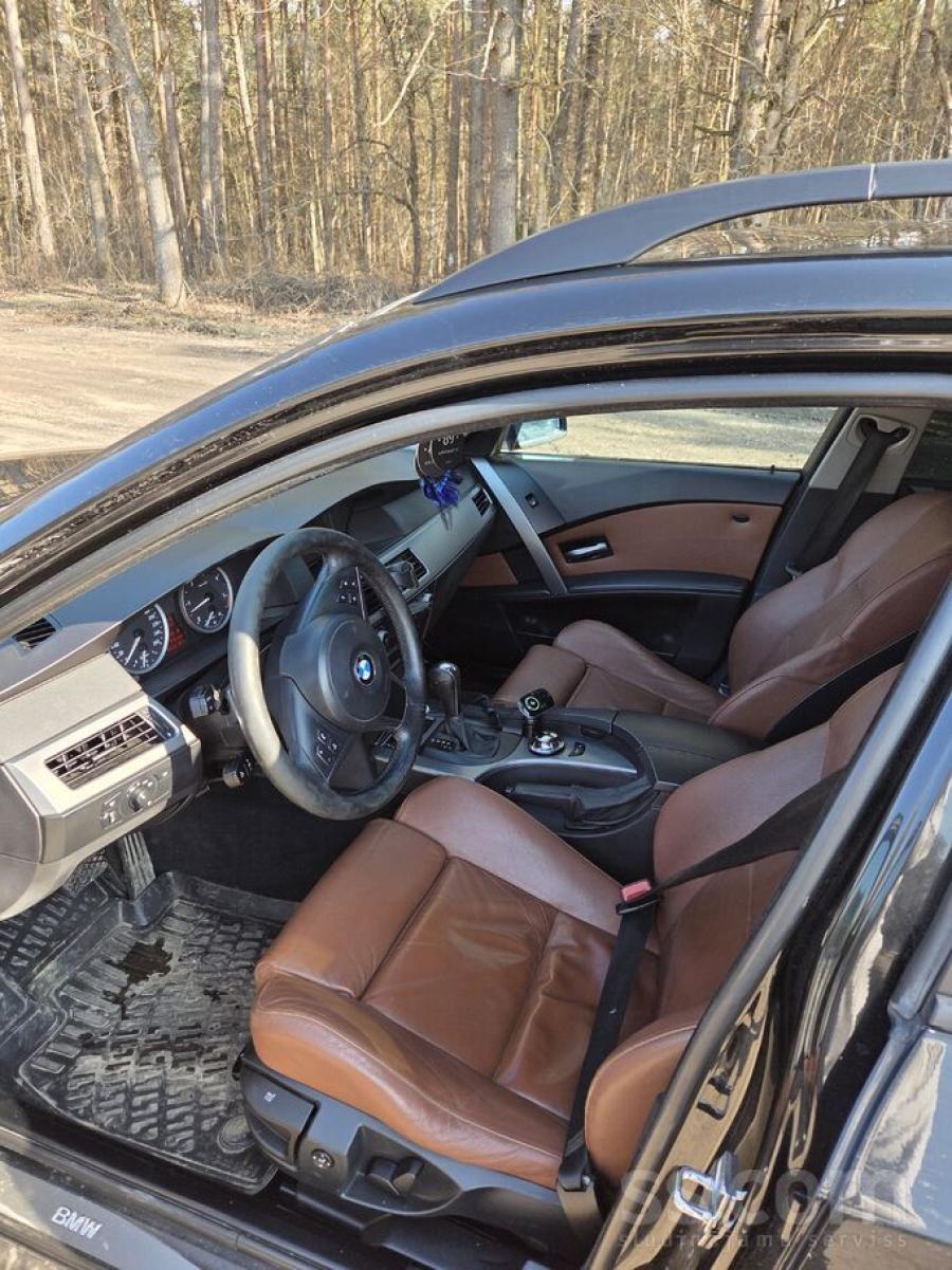 Melns BMW 530 2004 Jēkabpils, ar dzinēja tilpumu 3.00 L un nobraukumu 348 tūkst. km par 3000 €, foto 9 vietnē AUTOMOTO.COM.LV