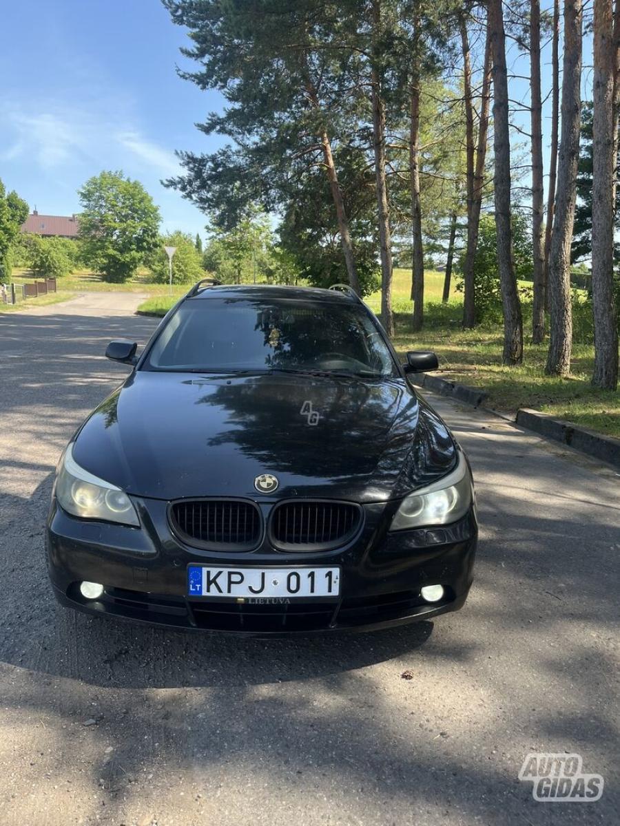 Melns BMW 530 2004 Viļņa, ar dzinēja tilpumu 3.00 L un nobraukumu 481 tūkst. km par 2500 €, foto 1 vietnē AUTOMOTO.COM.LV