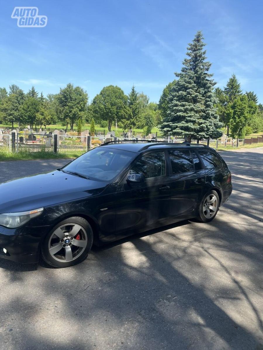 Melns BMW 530 2004 Viļņa, ar dzinēja tilpumu 3.00 L un nobraukumu 481 tūkst. km par 2500 €, foto 3 vietnē AUTOMOTO.COM.LV