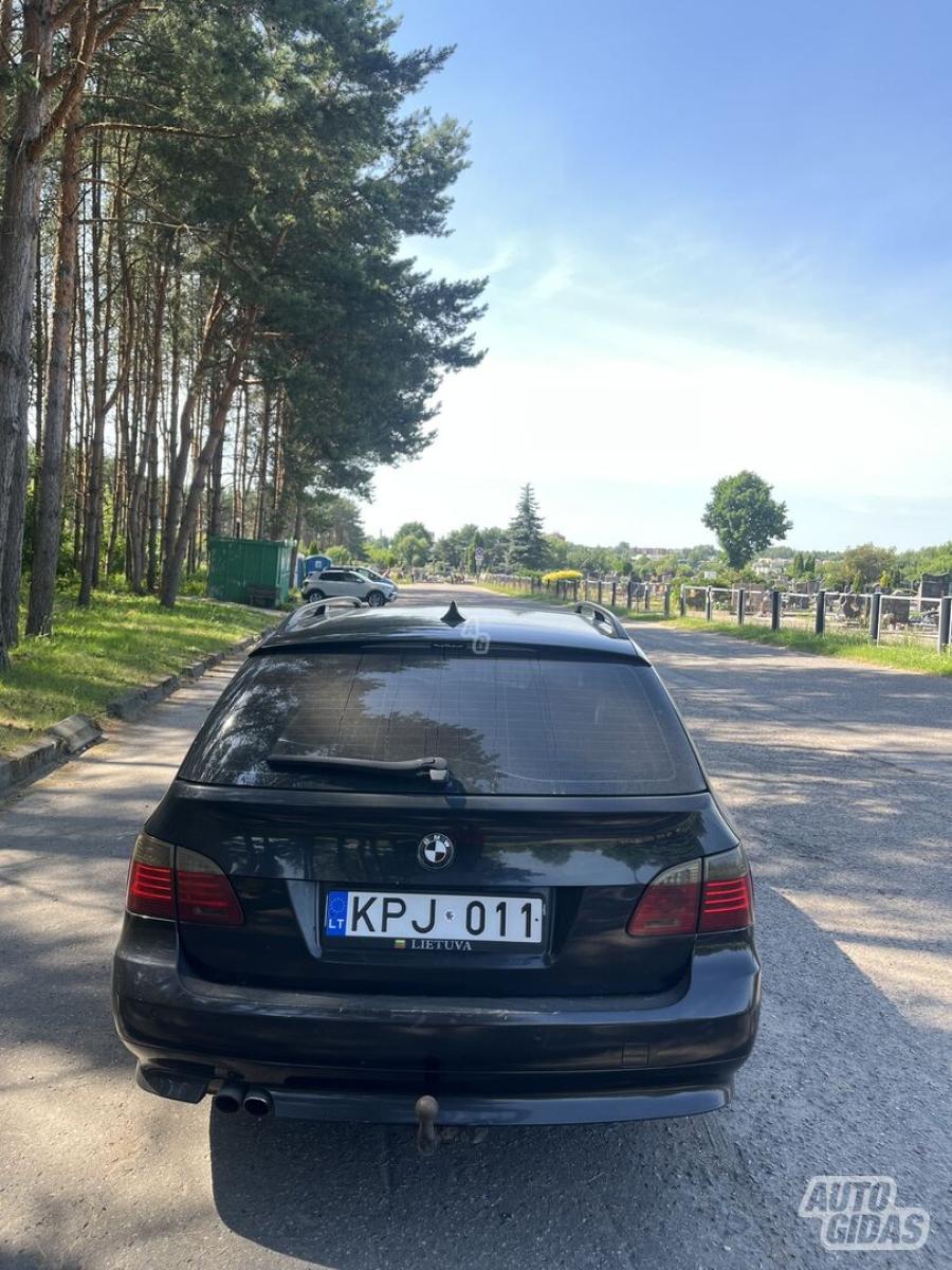 Melns BMW 530 2004 Viļņa, ar dzinēja tilpumu 3.00 L un nobraukumu 481 tūkst. km par 2500 €, foto 4 vietnē AUTOMOTO.COM.LV