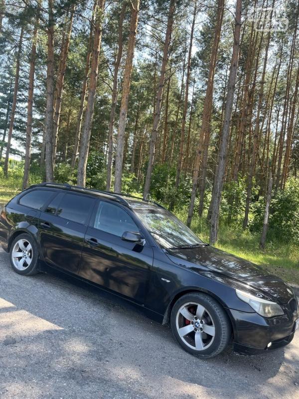 Black BMW 530 2004 in Vilnius, with an engine capacity of 3.00 L and mileage of 481 thousand km for 2500 €, photo 5 on AUTOMOTO.COM.LV