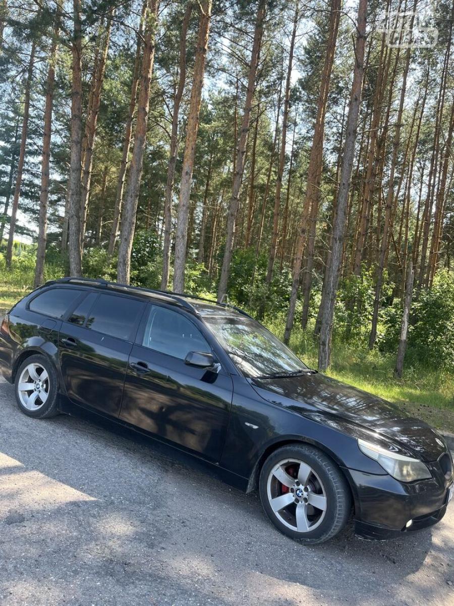 Melns BMW 530 2004 Viļņa, ar dzinēja tilpumu 3.00 L un nobraukumu 481 tūkst. km par 2500 €, foto 6 vietnē AUTOMOTO.COM.LV