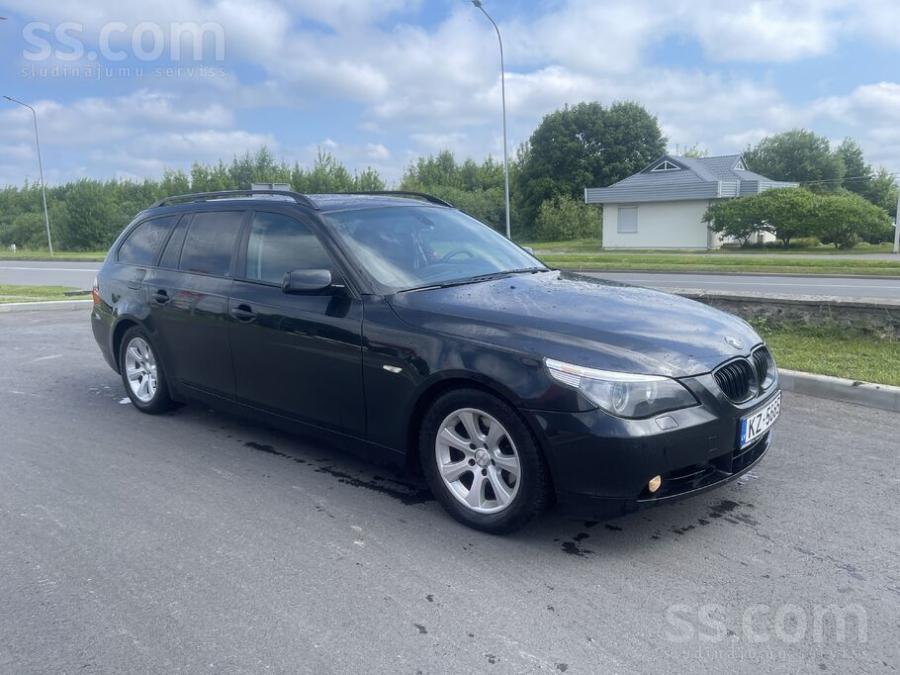 Black BMW 530 2004 in Daugavpils, with an engine capacity of 3.00 L and mileage of 328 thousand km for 2800 €, photo 3 on AUTOMOTO.COM.LV