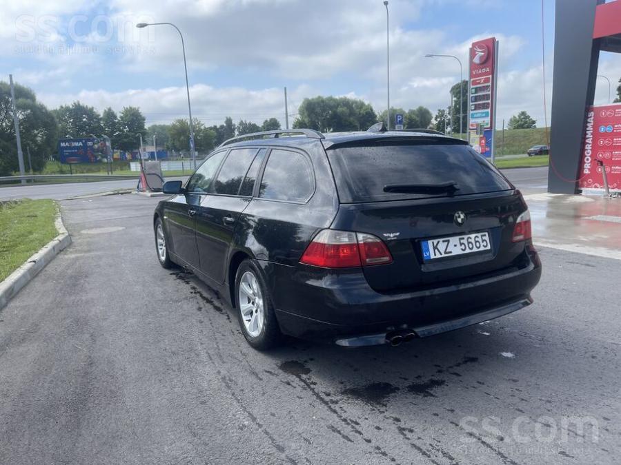 Black BMW 530 2004 in Daugavpils, with an engine capacity of 3.00 L and mileage of 328 thousand km for 2800 €, photo 5 on AUTOMOTO.COM.LV