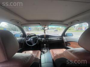Black BMW 530 2004 in Daugavpils, with an engine capacity of 3.00 L and mileage of 328 thousand km for 2800 €, photo 9 on AUTOMOTO.COM.LV