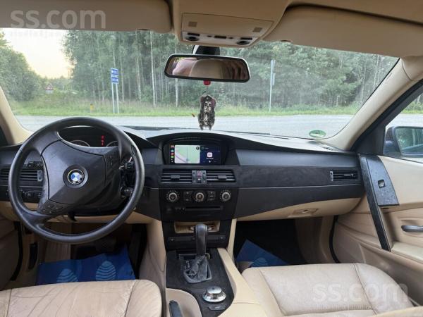 Black BMW 530 2004 in Tukums, with an engine capacity of 3.00 L and mileage of 288 thousand km for 3300 €, photo 7 on AUTOMOTO.COM.LV