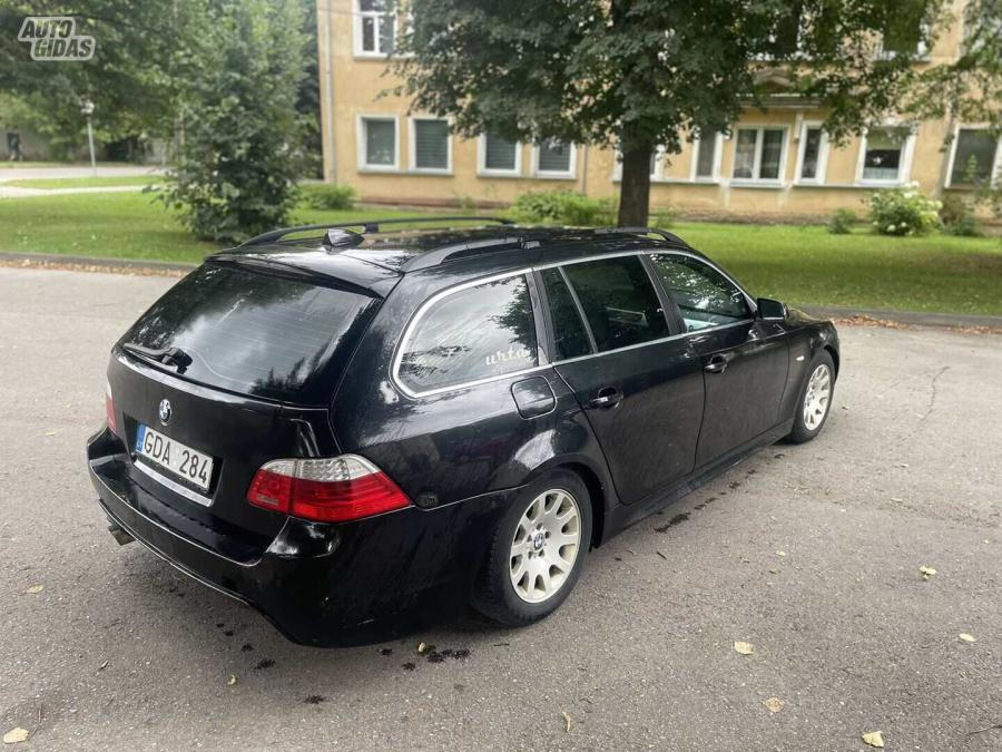 Melns BMW 530 2004 Kauņa, ar dzinēja tilpumu 3.00 L un nobraukumu 370 tūkst. km par 1500 €, foto 5 vietnē AUTOMOTO.COM.LV