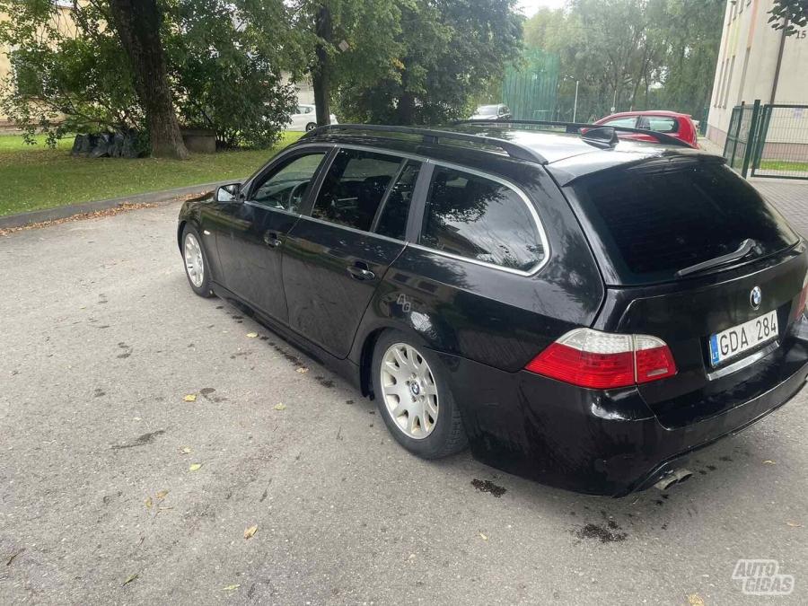 Melns BMW 530 2004 Kauņa, ar dzinēja tilpumu 3.00 L un nobraukumu 370 tūkst. km par 1500 €, foto 6 vietnē AUTOMOTO.COM.LV